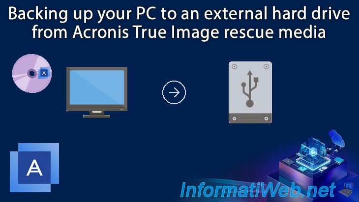 Backing up your PC to an external hard drive from Acronis True Image ...