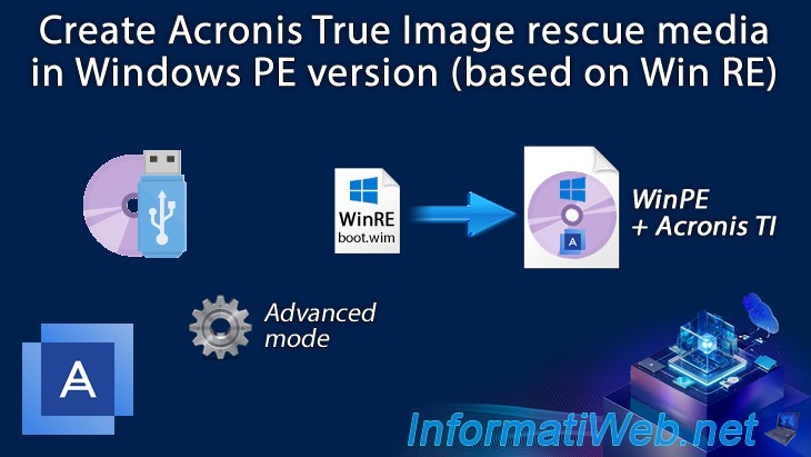Create Acronis True Image (Cyber Protect Home Office) rescue media in ...